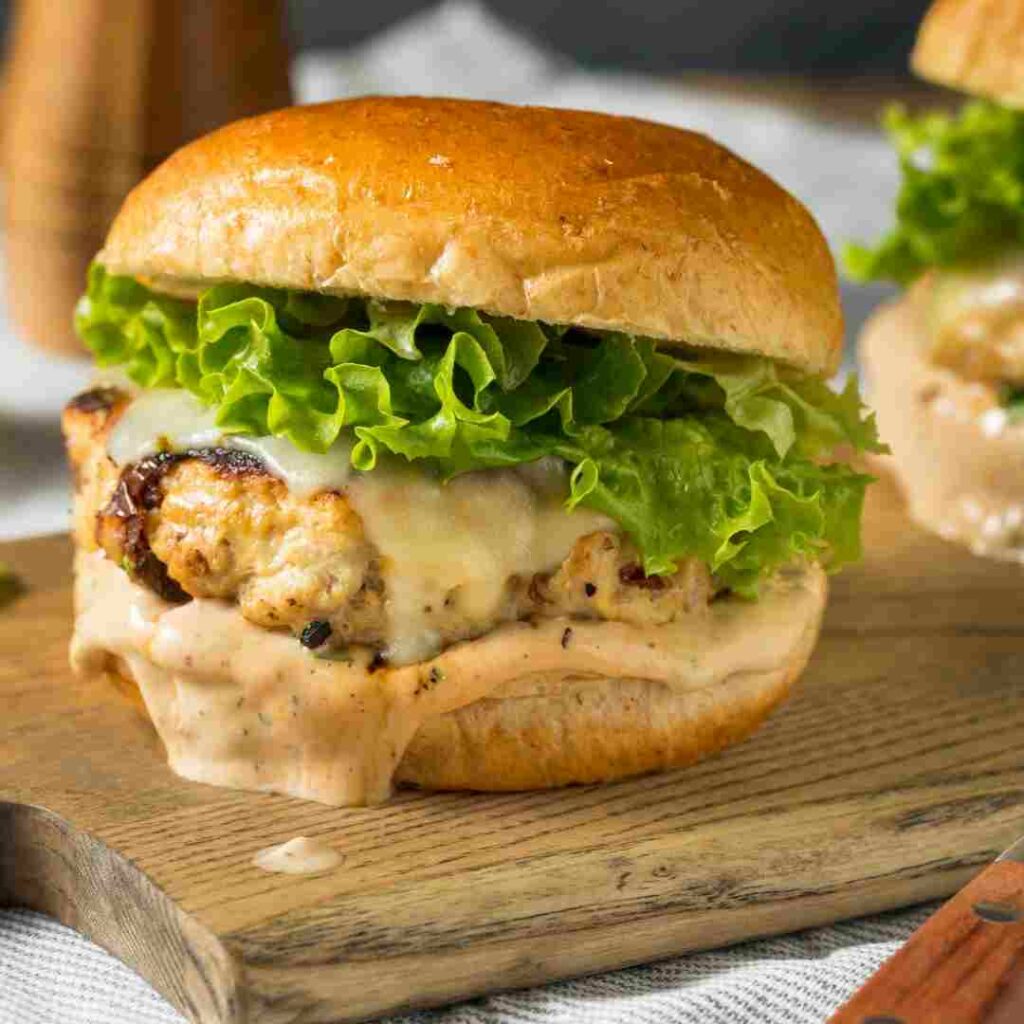 Burger au poulet - 1 an de menus